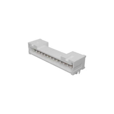 1.25mm Pitch, Micro-Lock Plus PCB Header, Single Row, Right-Angle, Through Hole, Tin-Bismuth Plating, Positive Lock, 13 Circuits, Natural (White) for sale
