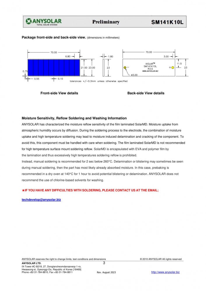 SM141K10L technical document page 3