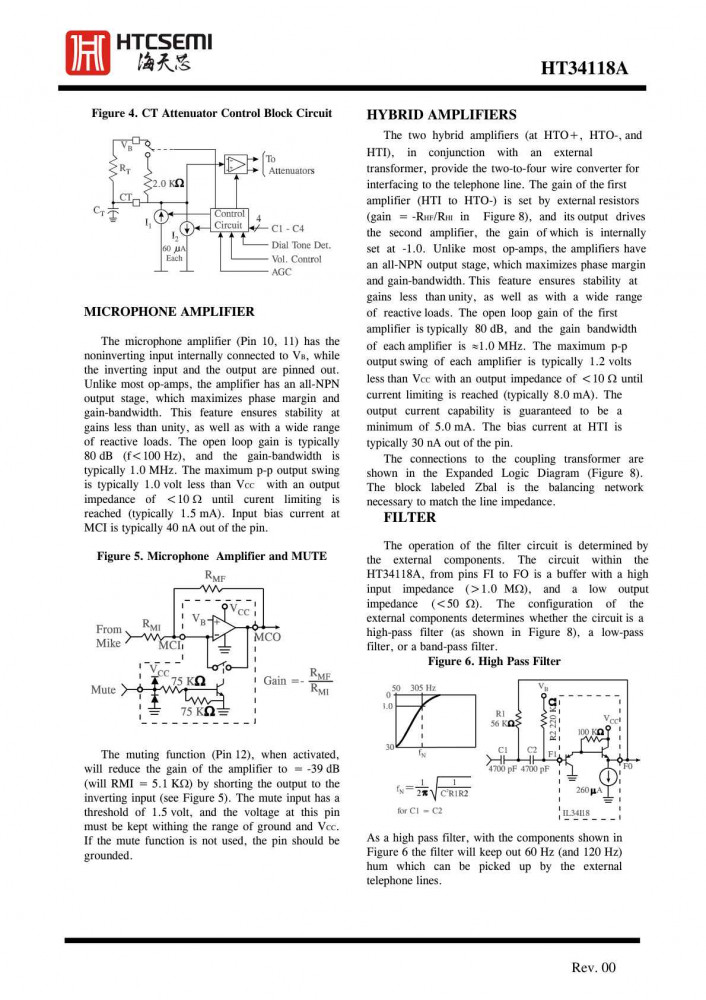 HT34118ANZ datasheet page 6