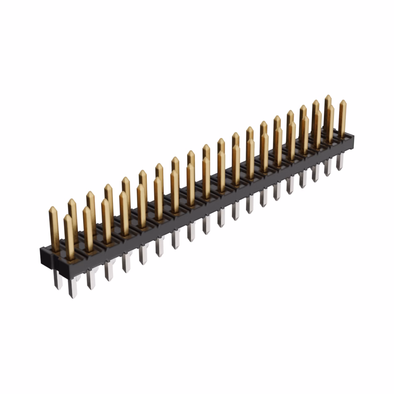 Milli-Grid Header, Vertical, Surface Mount, 38 Circuits, 0.76µm Gold (Au) Plating, Mating Pin Length 3.80mm, Tube, Lead-Free