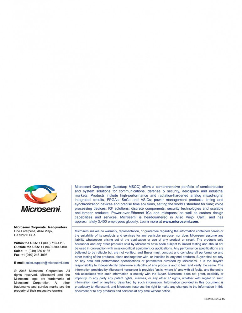 BR250 relay specification document, page 3