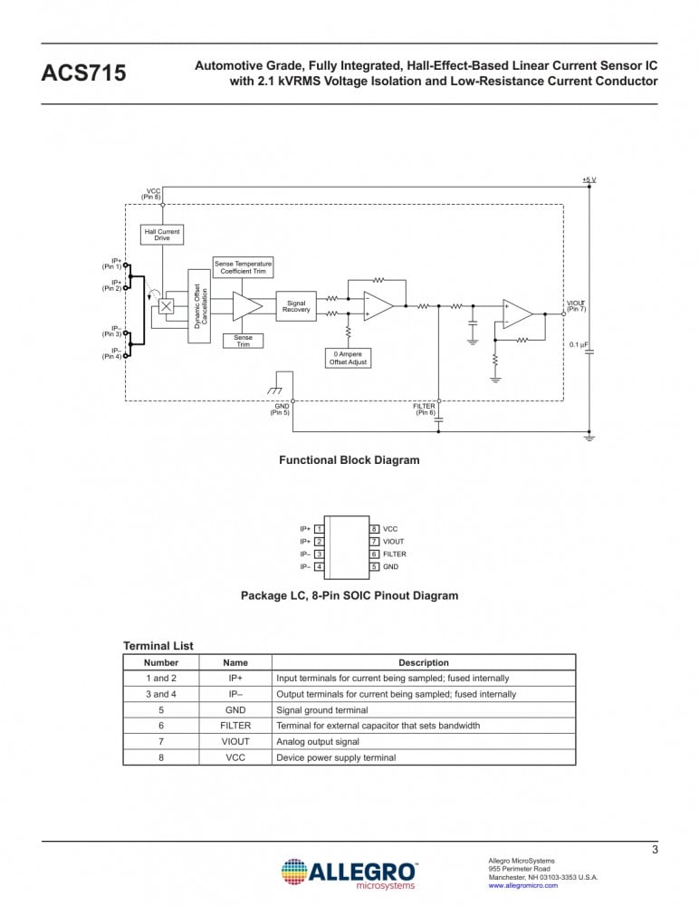 ACS715 datasheet page 3