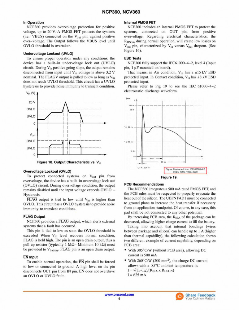 NCP360 datasheet page 9