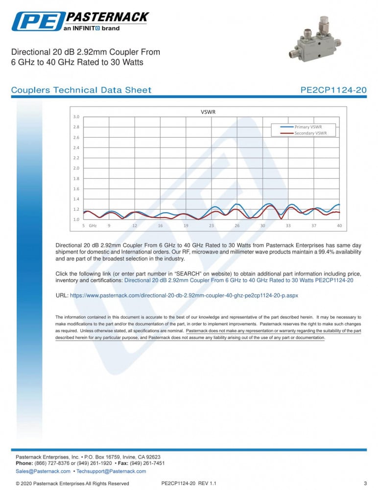 PE2CP1124-20 datasheet page 3