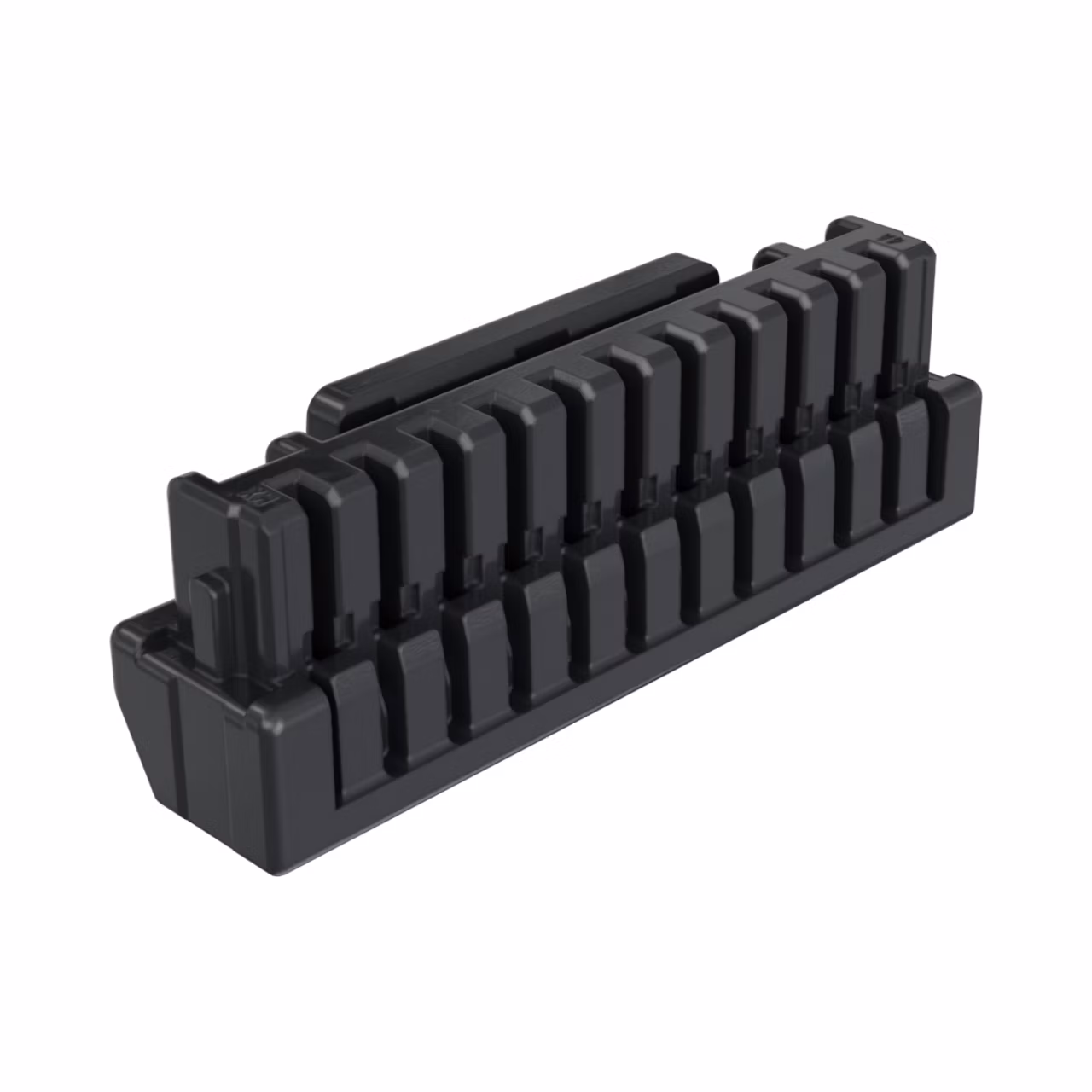 1.50mm Pitch, Micro-Lock Plus Receptacle Crimp Housing, Single Row, Positive Lock, 11 Circuits, Black for sale