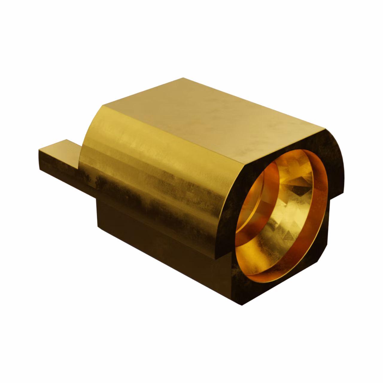 SMPM Plug, Straight, Full Detent, PCB, Edge Mount, 1000 Pieces Per Reel, 50 Ohms for sale