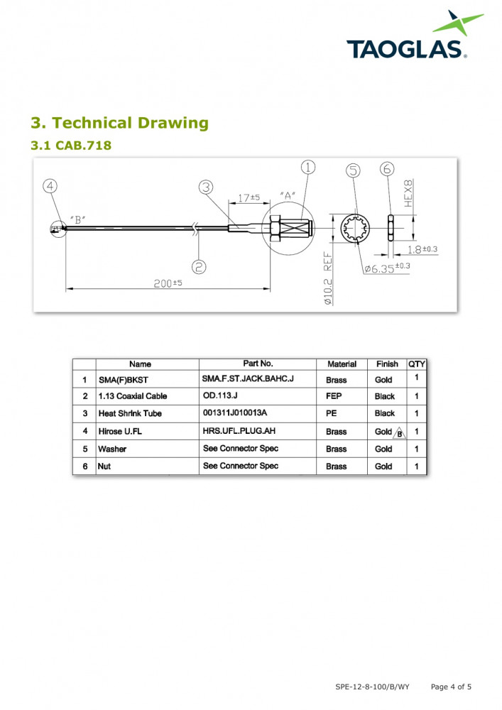 CAB.718 technical document page 4