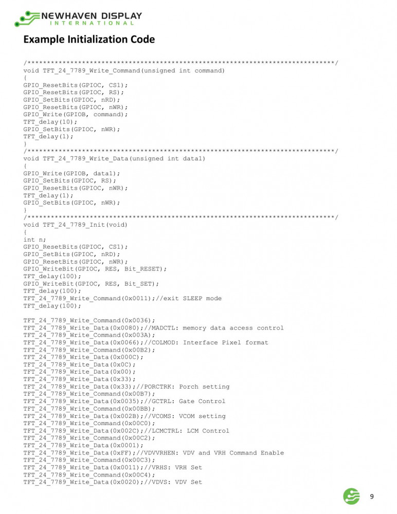 Technical document page 10
