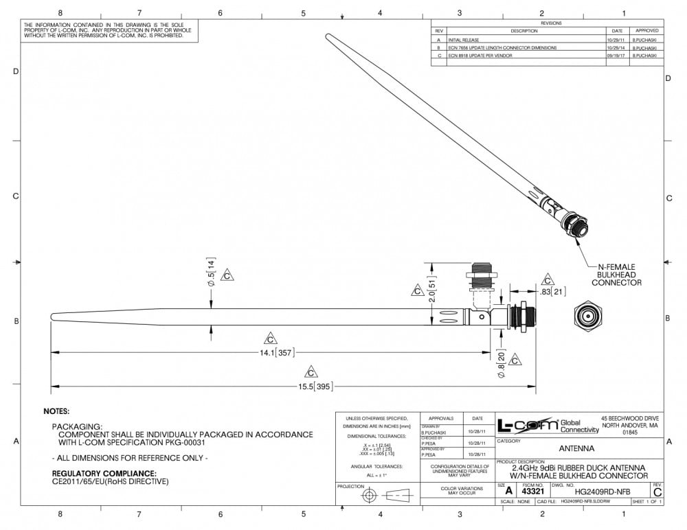 HG2409RD-NFB technical document page