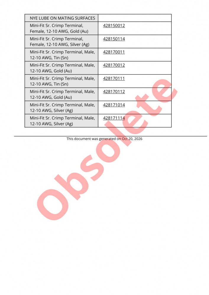 MOLEX 2002181600 tooling document, page 3