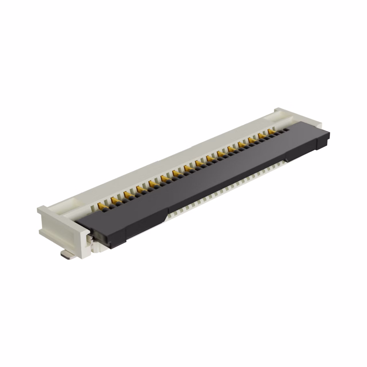 Easy-On FFC/FPC Connector, 1.00mm Pitch, FD19 Series, Right-Angle, Bottom Contact, 1.90mm Height, 16 Circuits, 150°C Operating Temperature,  Gold over Nickel Plating for sale