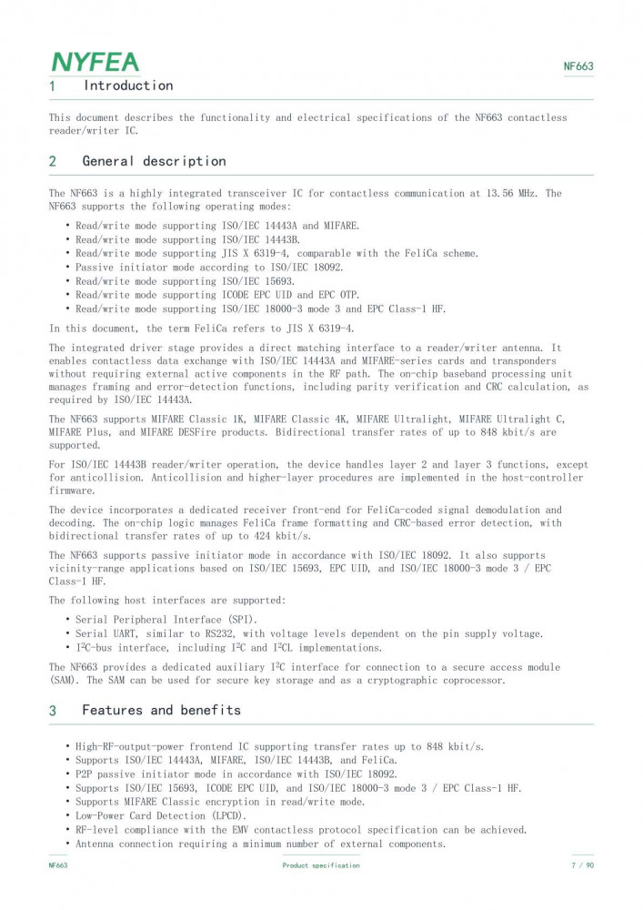 NF663 technical document page 8