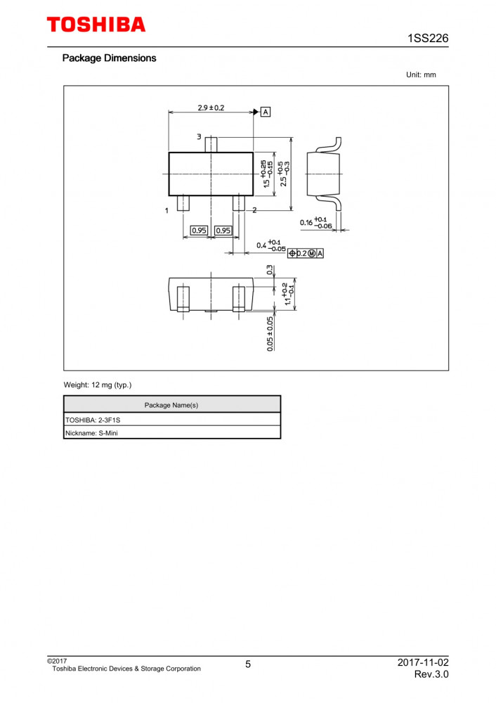 1SS226 datasheet page 5