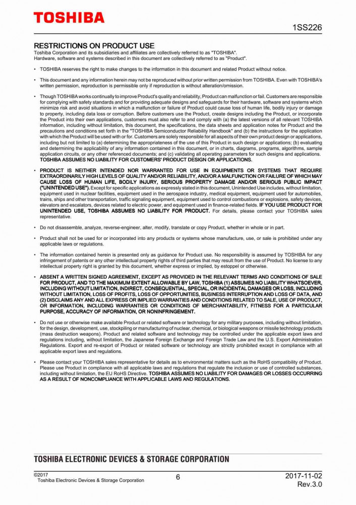 1SS226 datasheet page 6