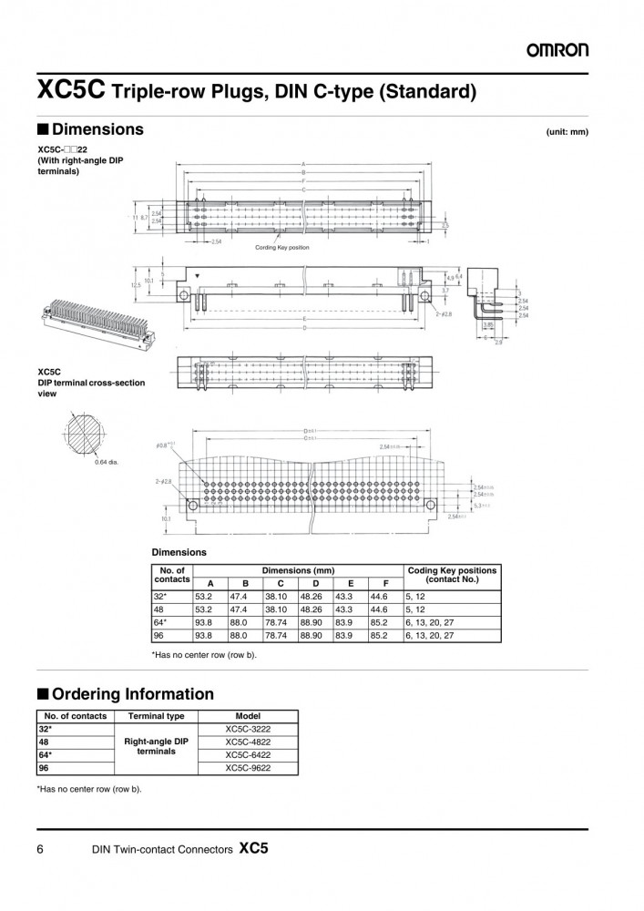 OMRON XC5H-4822 documentation page 6