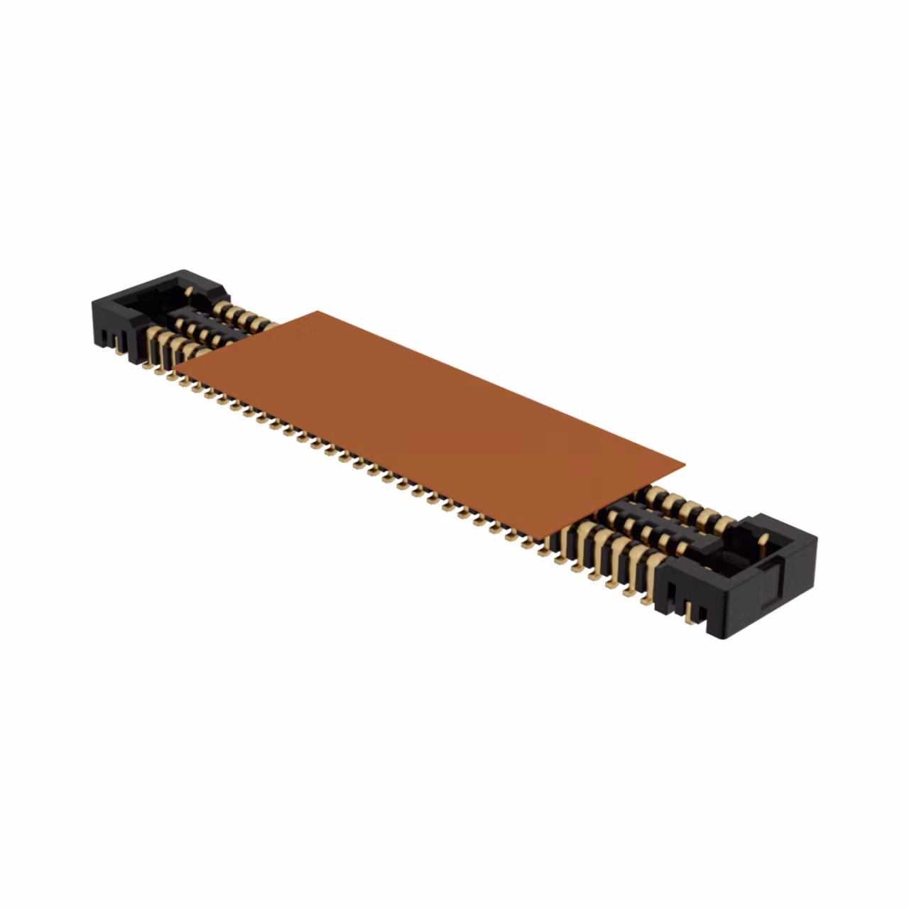 SlimStack Board-to-Board Receptacle, 0.40mm Pitch, Surface Mount, Dual Row, Vertical, 1.00mm Stacking Height, with Solder Tabs, with Vacuum Tape, 70 Circuits for sale