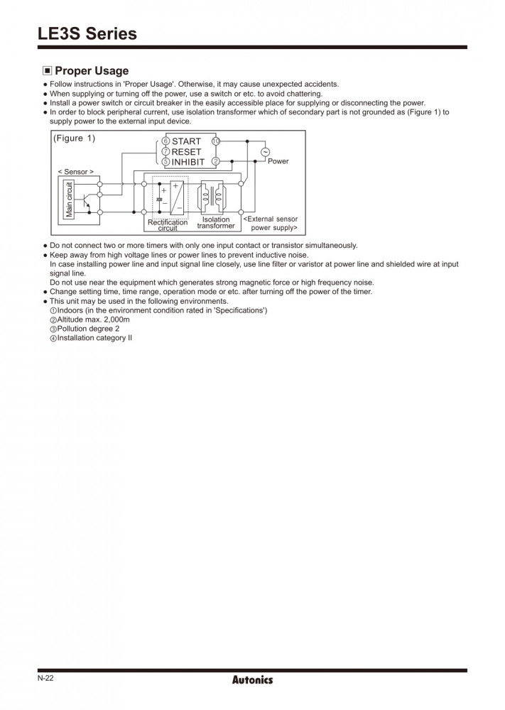 LE3S Series technical document page 8