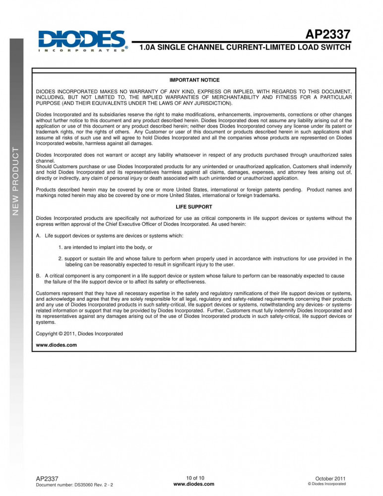 AP2337SA-7 datasheet page 10