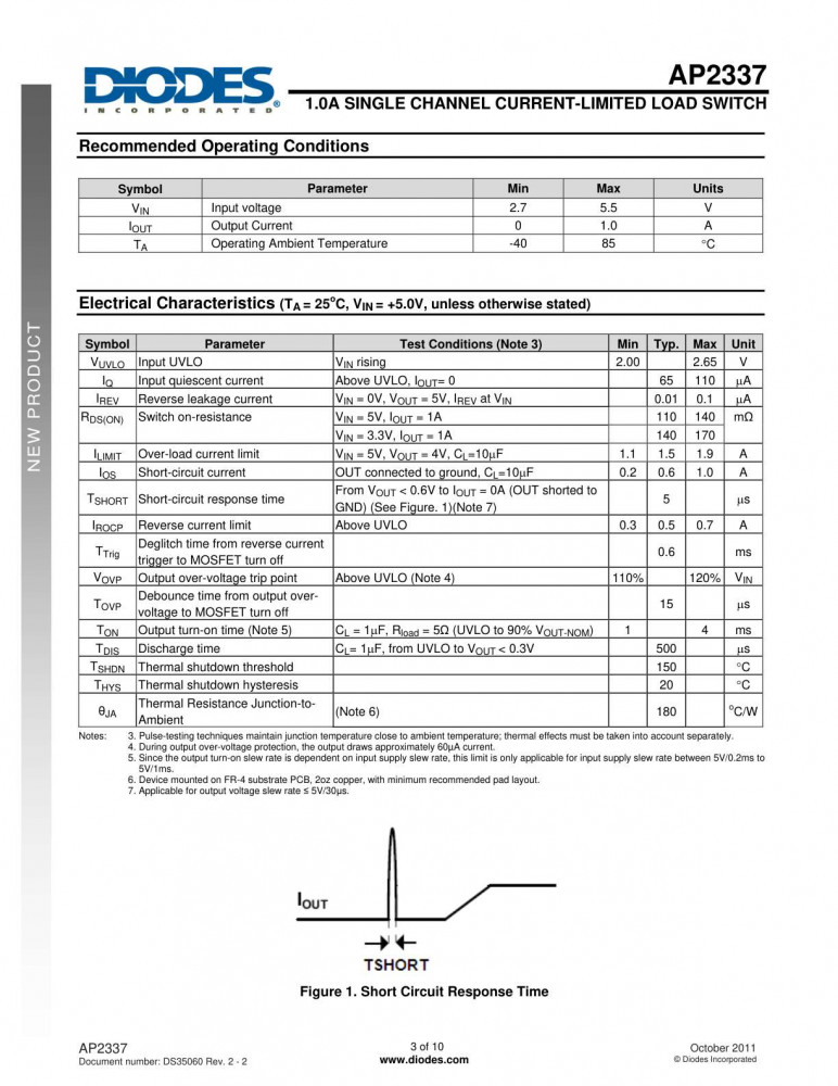 AP2337SA-7 datasheet page 3