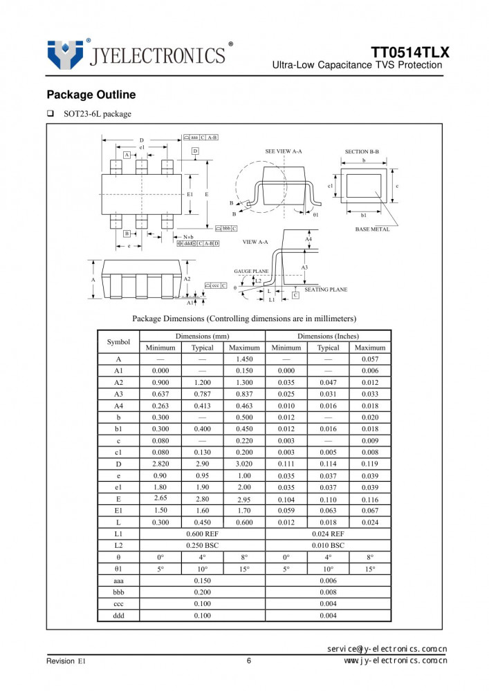 TT0514TLX datasheet page 6