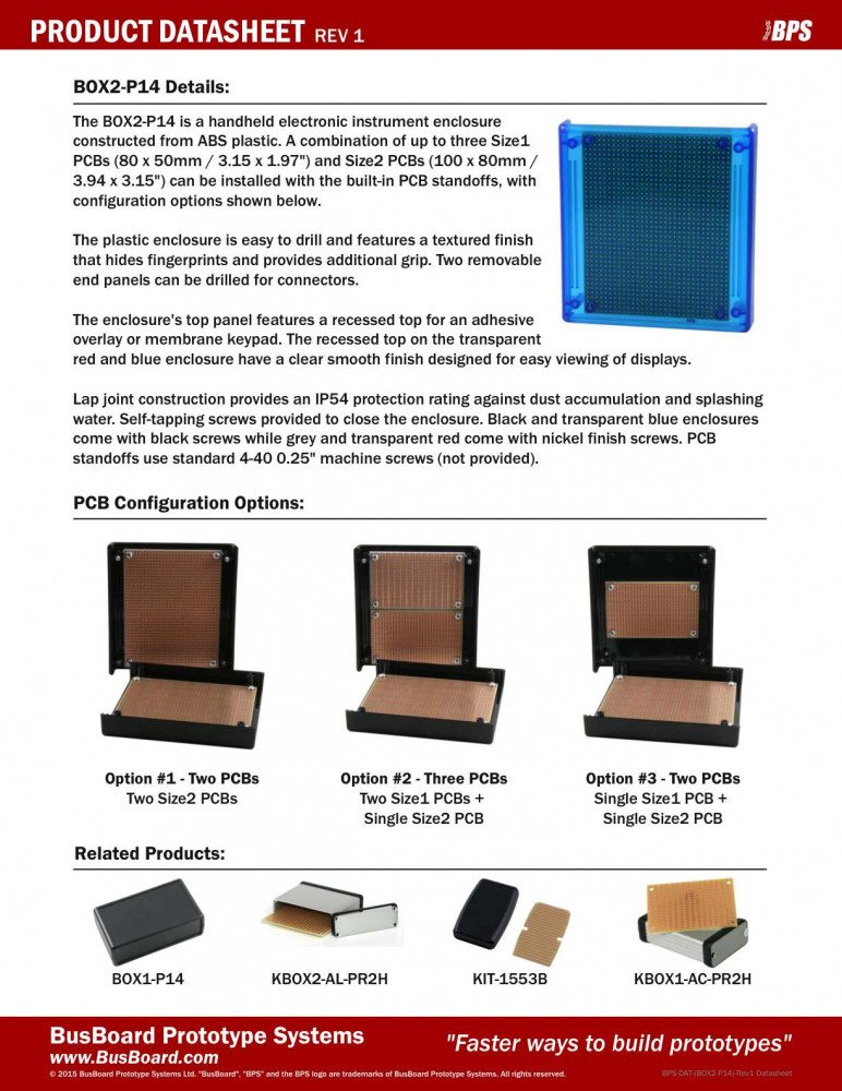 BOX2-P14 technical document, page 2