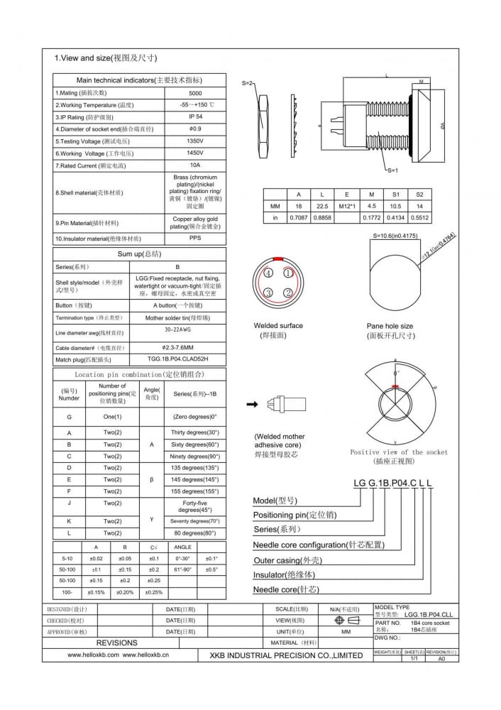 LGG.1B.P04.CLL product drawing