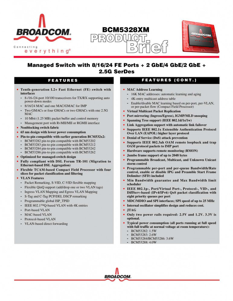 BCM53286 technical document page 1