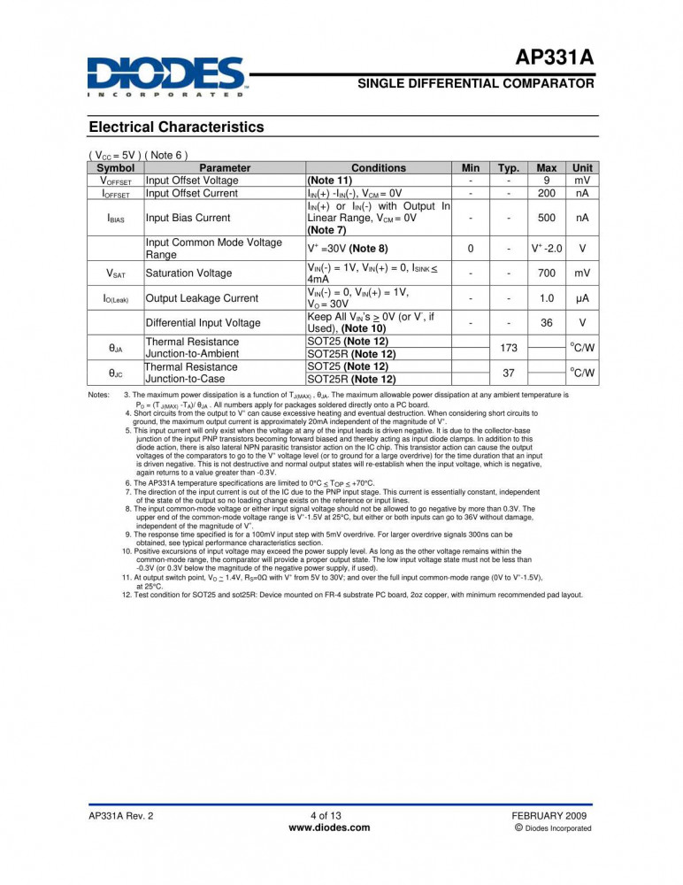 AP331AWG-7 datasheet page 4