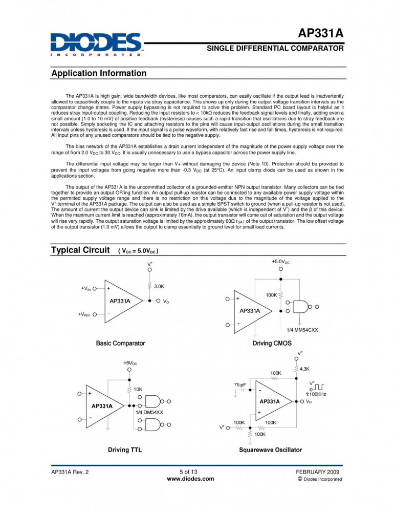AP331AWG-7 datasheet page 5