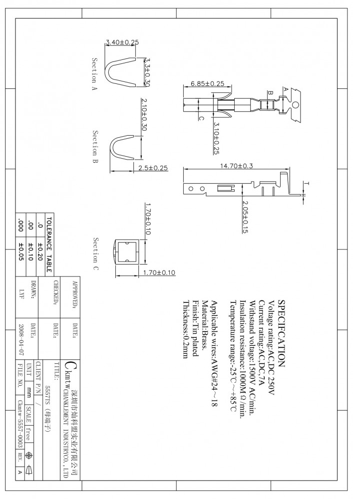 Ckmtw 3-5557T012-DF00 technical drawing preview