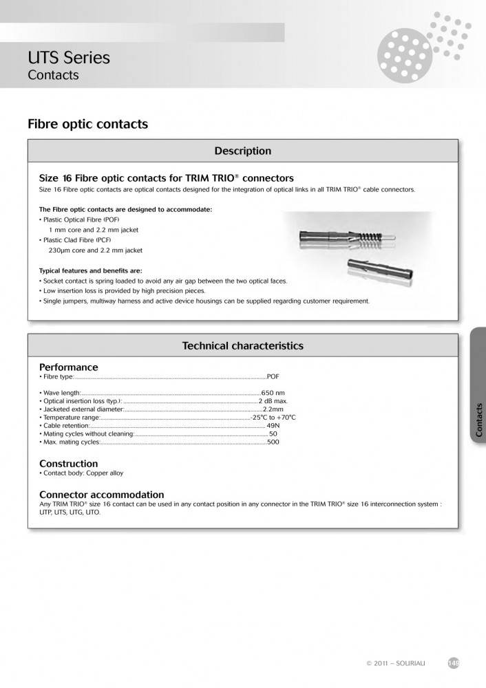 EATON Souriau contact documentation page 7
