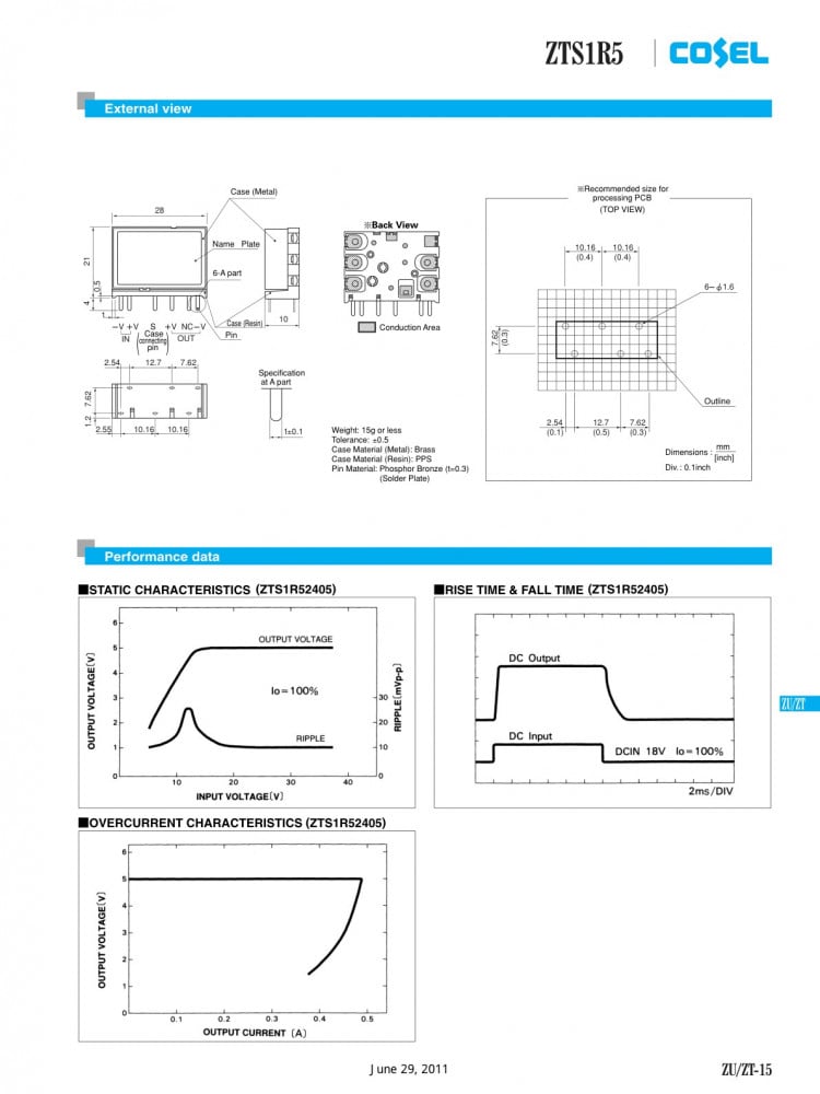 ZTS1R50505 datasheet page 2