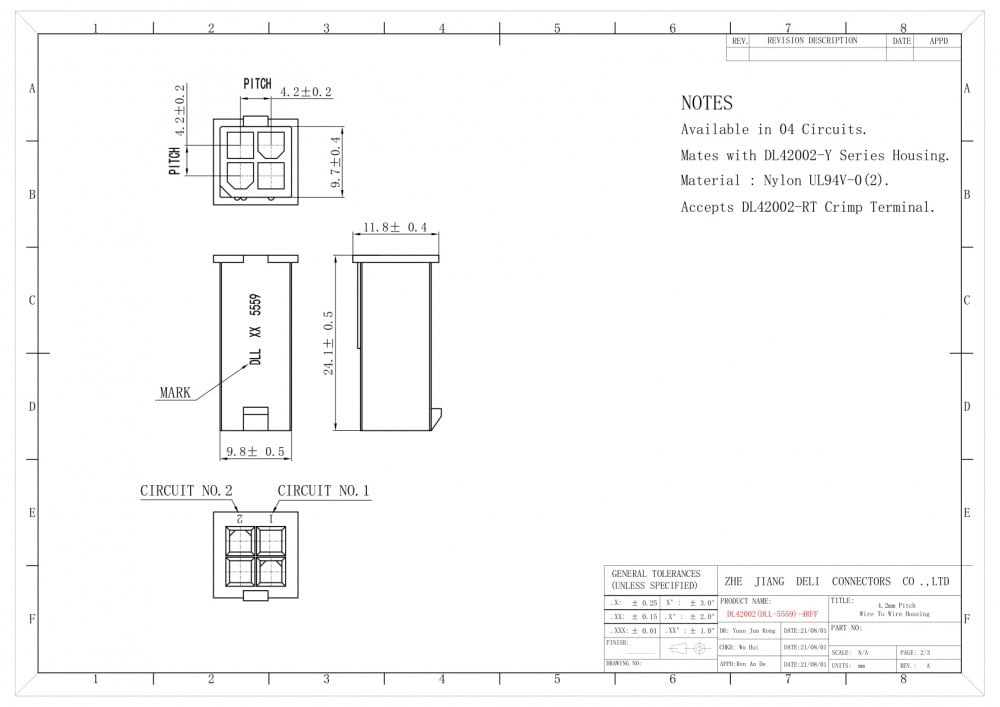 DLL connector drawing page 7