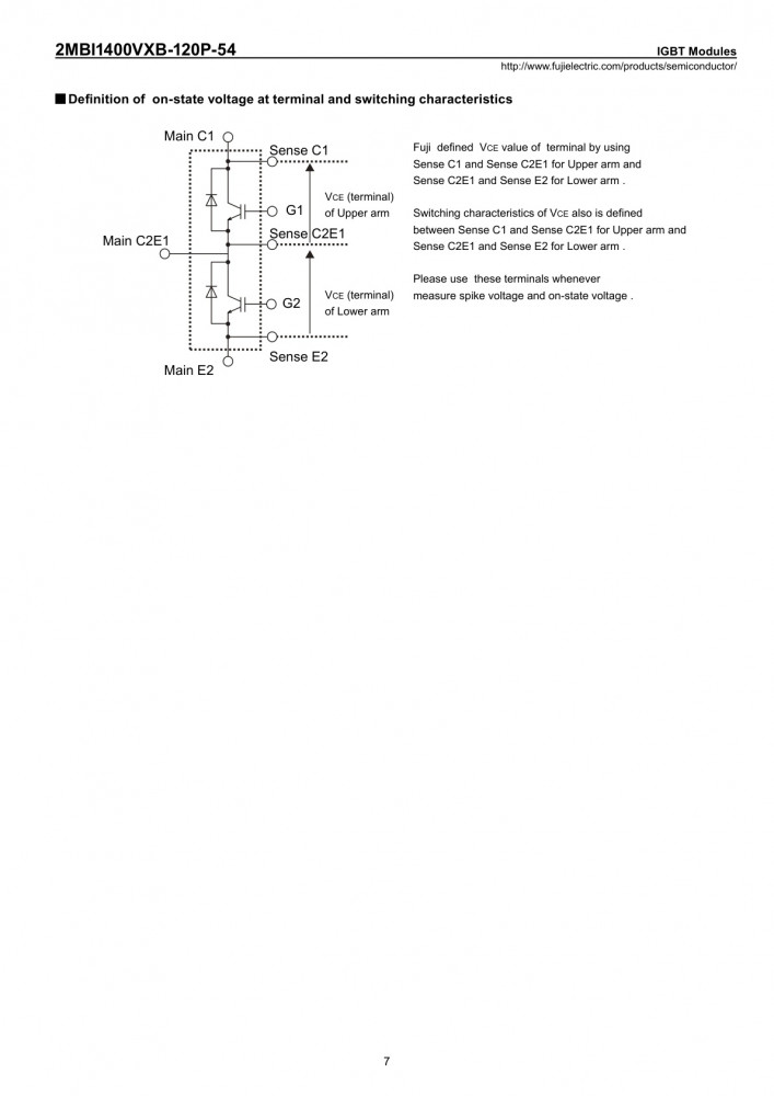2MBI1400VXB-120P-54 datasheet page 7