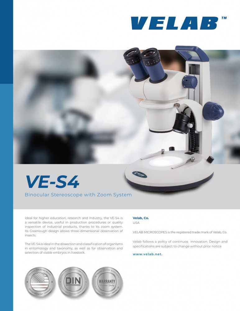 VE-S4 product document image, page 1