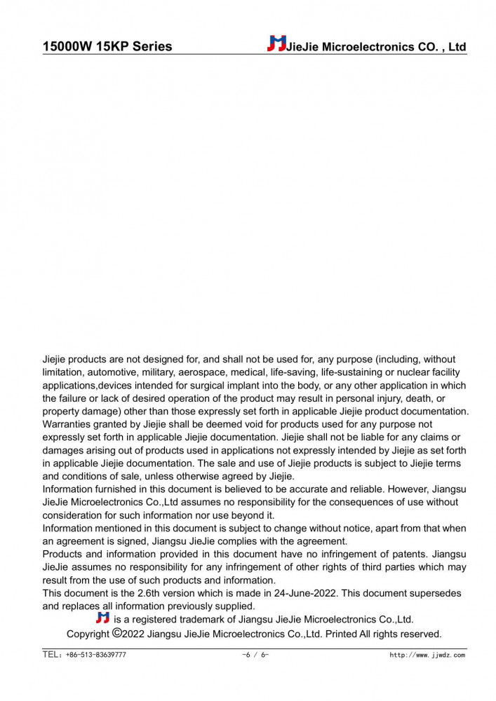 15KP series datasheet page 6