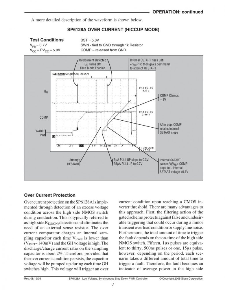 SP6128AEY-L/TR datasheet page 7