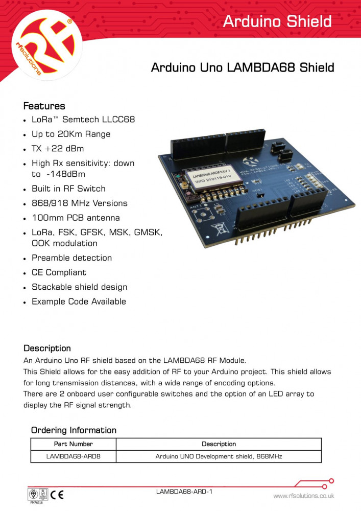 LAMBDA68-ARD8 technical document page 1