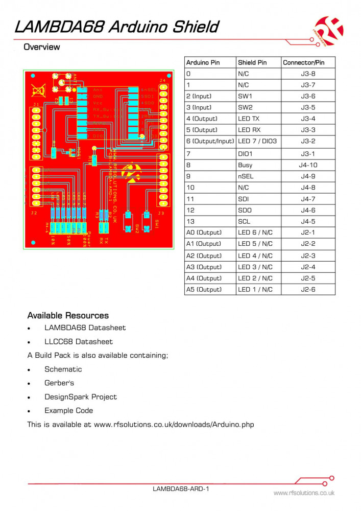 LAMBDA68-ARD8 technical document page 2
