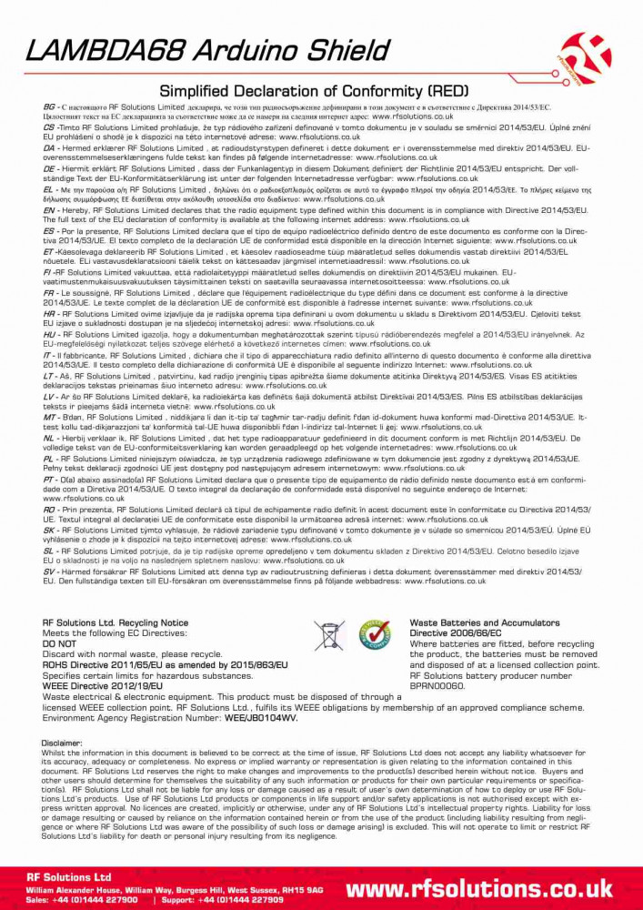 LAMBDA68-ARD8 technical document page 7