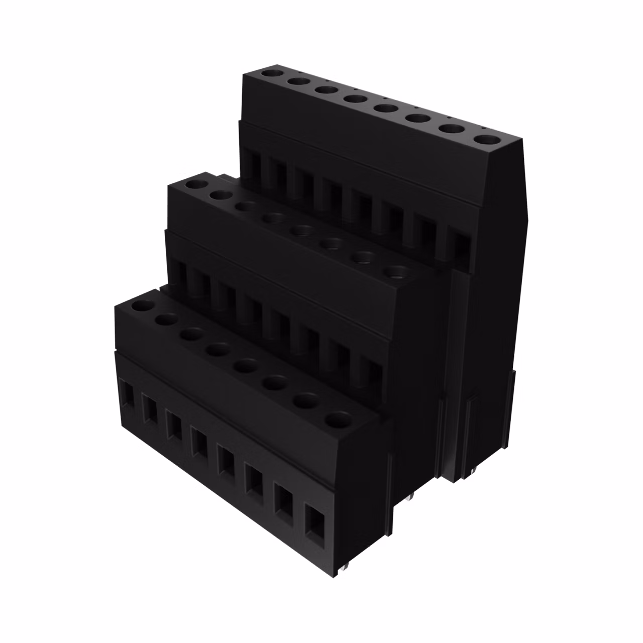 5.08mm Pitch Beau Eurostyle High Profile, Three Level Terminal Block, Modular, 24 Circuits for sale
