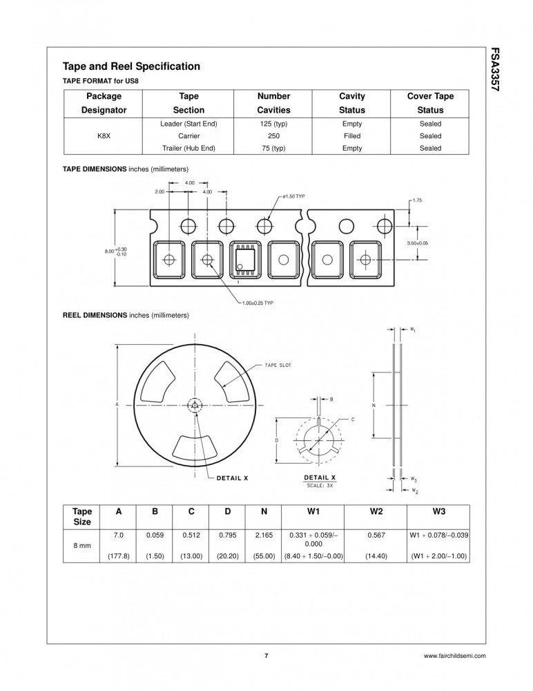 FSA3357 datasheet page 8