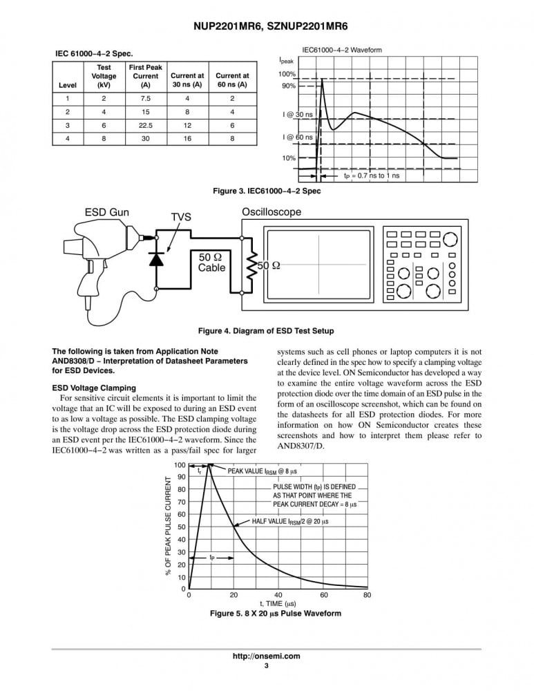 NUP2201MR6T1G datasheet page 3