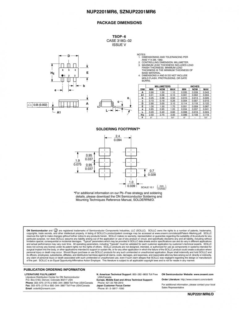 NUP2201MR6T1G datasheet page 8