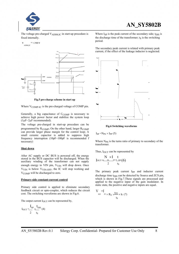 SY5802BFAC datasheet page 8