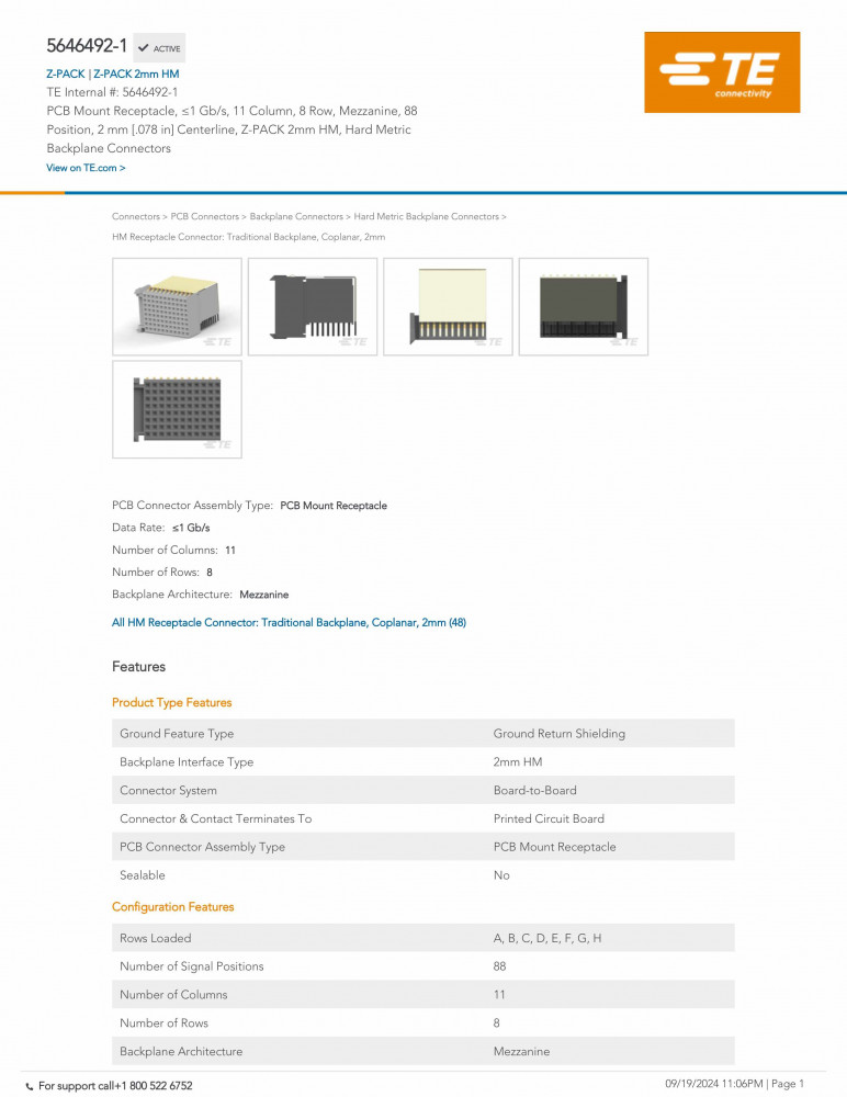 5646492-1 technical document page 1