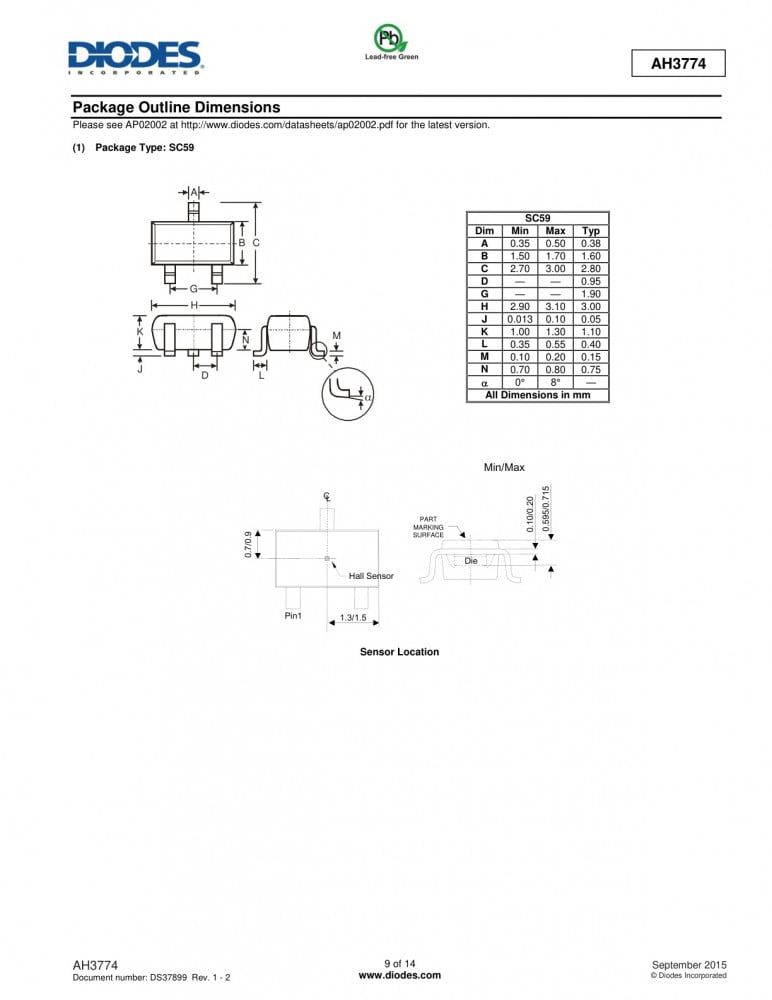 AH3774 datasheet page 9
