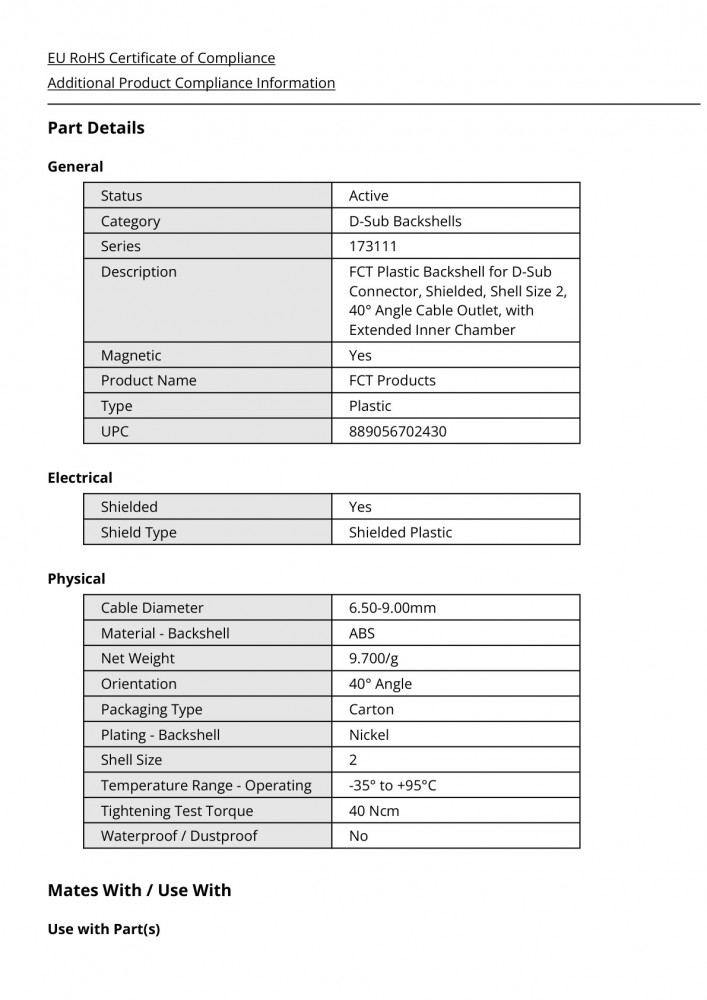 MOLEX 1731110167 drawing page 2