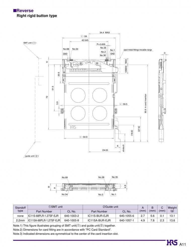 HRS IC11S datasheet page 10