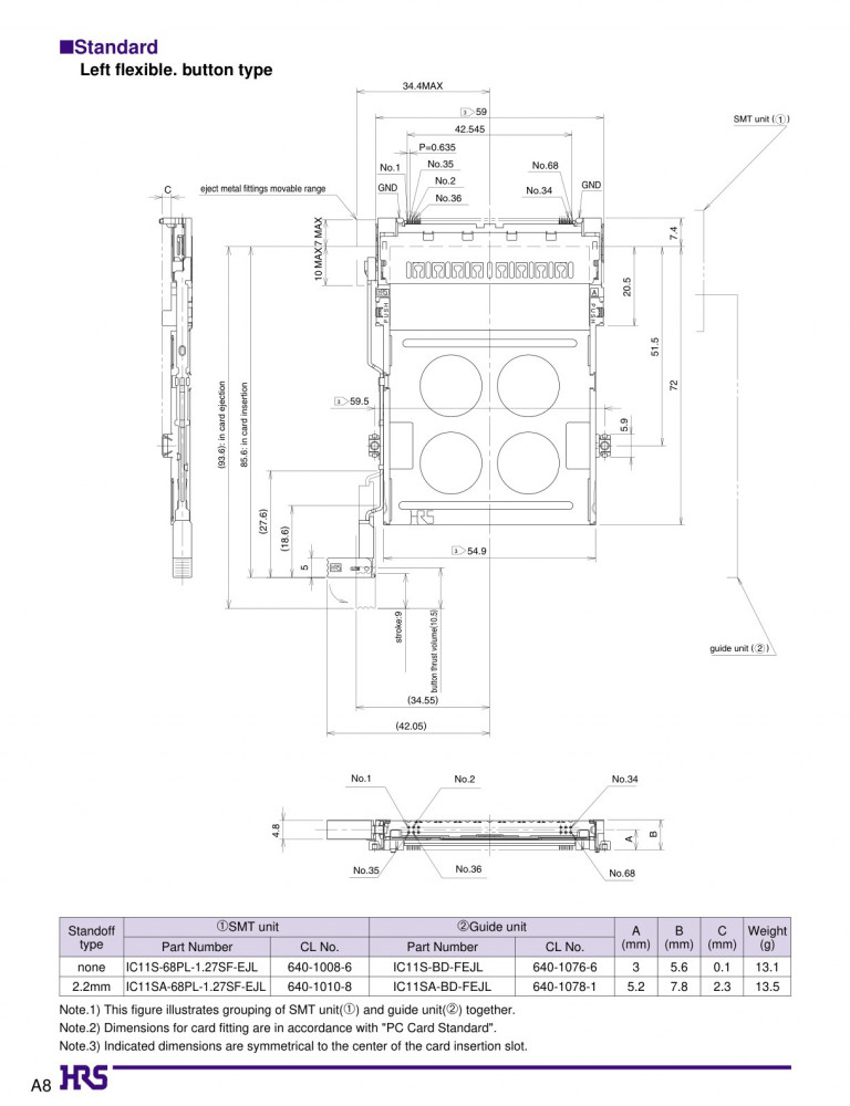 HRS IC11S datasheet page 7
